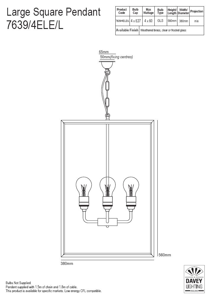 Square Pendant XL - Studio Kvänum Oslo AS