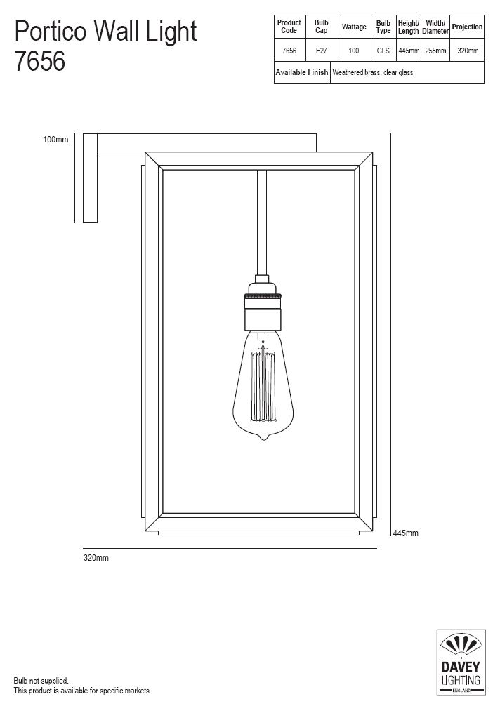 Portico Wall Light - Studio Kvänum Oslo AS