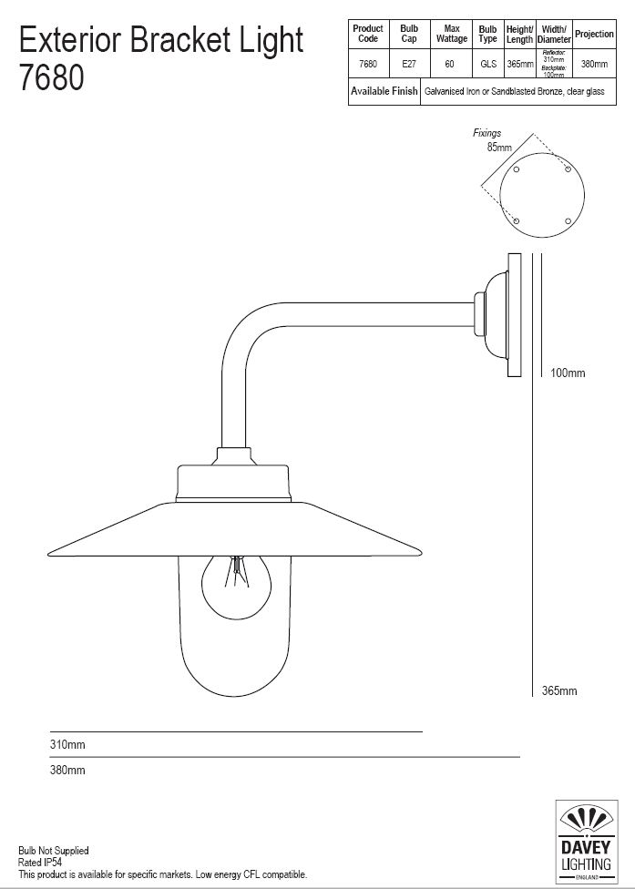 Bracket light - Studio Kvänum Oslo AS